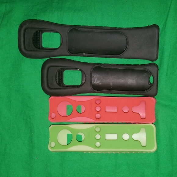 Nintendo | Video Games & Consoles | Nintendo Wii Remote Covers 2 Black ...